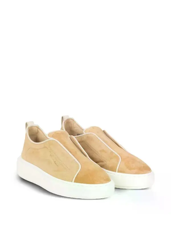 Santoni Slip-on Sneakers - Neutrals