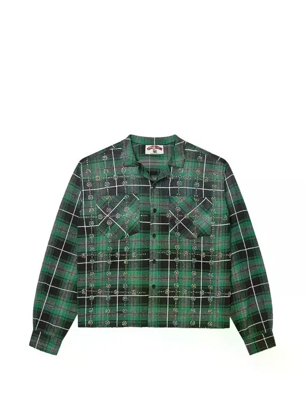 VALE FOREVER Grinch Gems Flannel Shirt