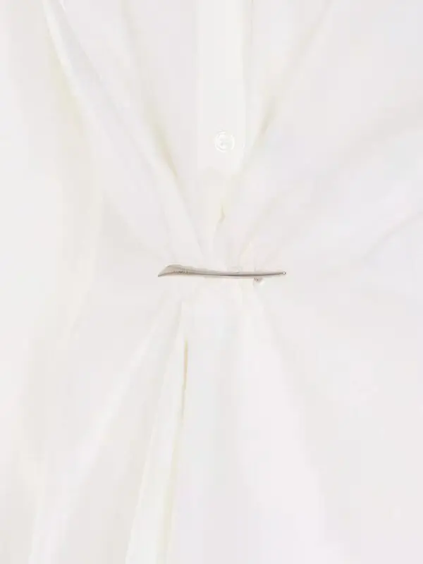 TWINSET Long-sleeve Buttoned Shirt - White