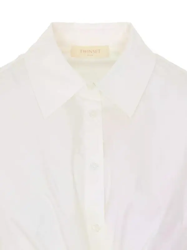 TWINSET Long-sleeve Buttoned Shirt - White