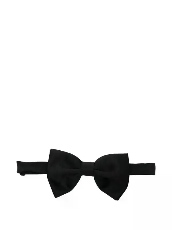 Tagliatore Twill Bow Tie - Black