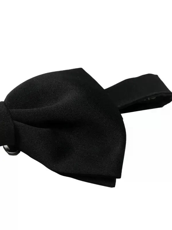 Tagliatore Twill Bow Tie - Black