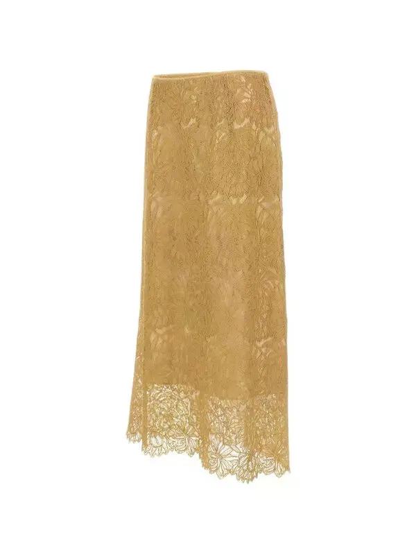 Vince Lace Midi Skirt - Neutrals
