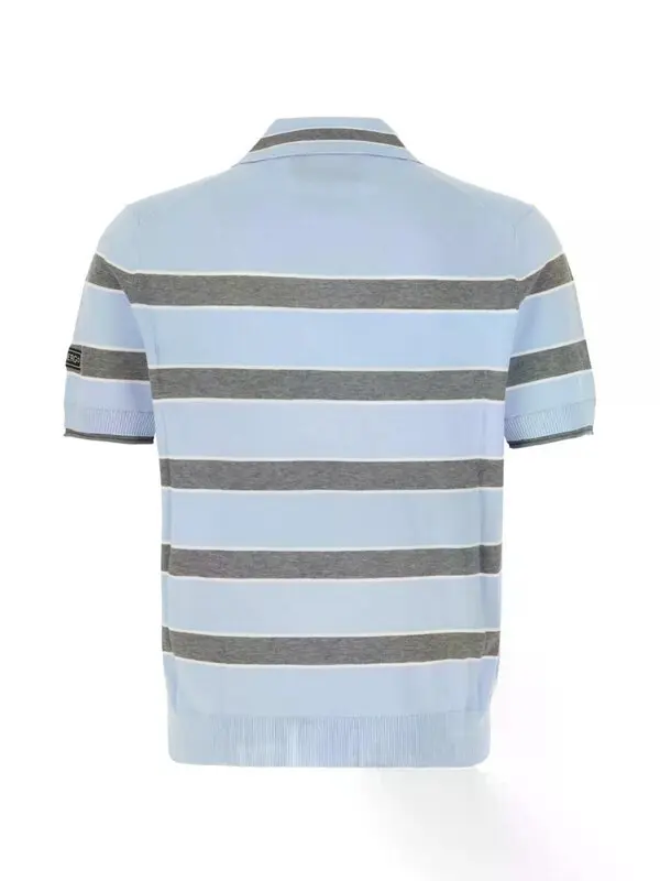 Iceberg Regular-fit Striped Cotton Polo Shirt
