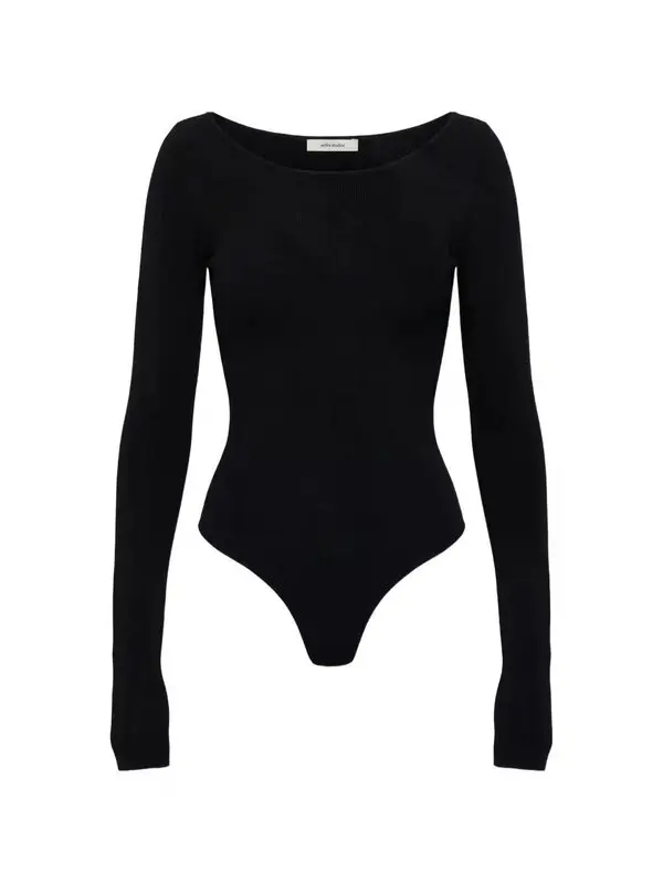 ENTIRE STUDIOS Long-sleeve Bodysuit - Black