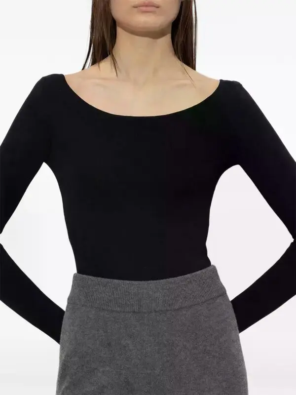 ENTIRE STUDIOS Long-sleeve Bodysuit - Black