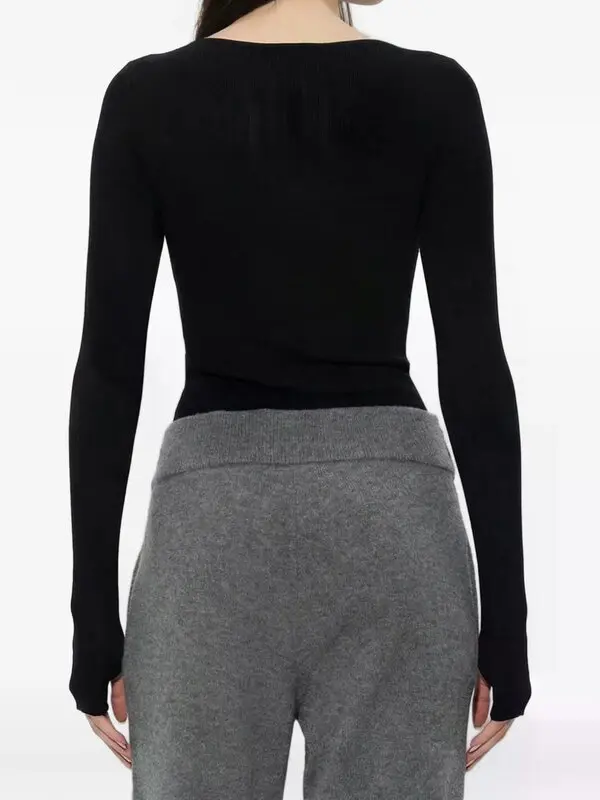 ENTIRE STUDIOS Long-sleeve Bodysuit - Black