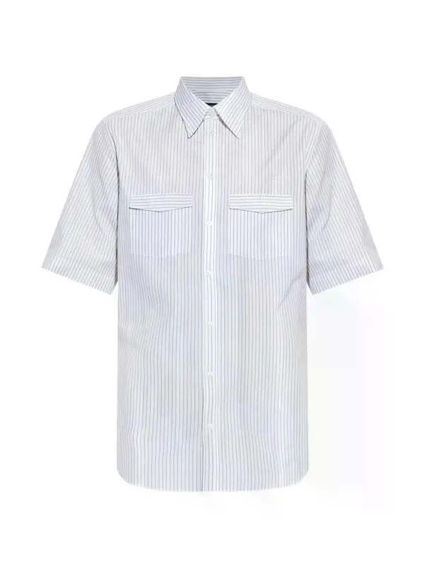 Dolce & Gabbana Striped Pocket Shirt - White