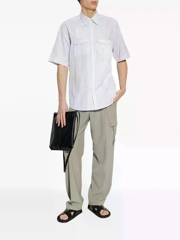 Dolce & Gabbana Striped Pocket Shirt - White