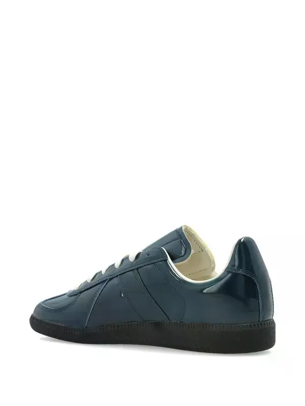 Adidas Lace-up Leather Sneakers - Blue