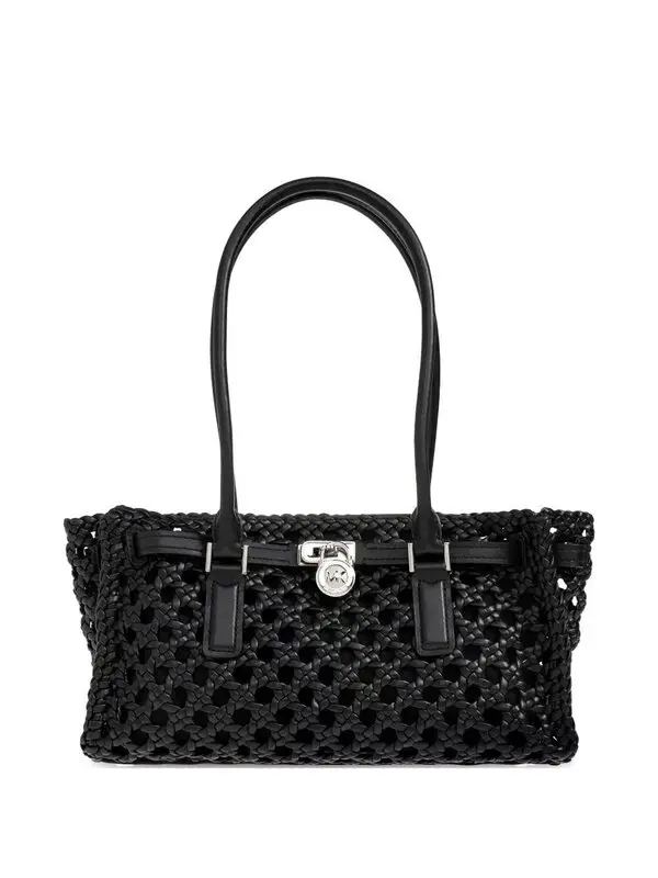Michael Kors Hamilton Woven Tote Bag - Black