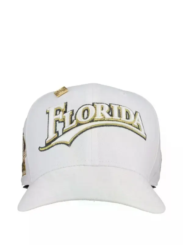 New Era Florida Marlins Patch Cap - White