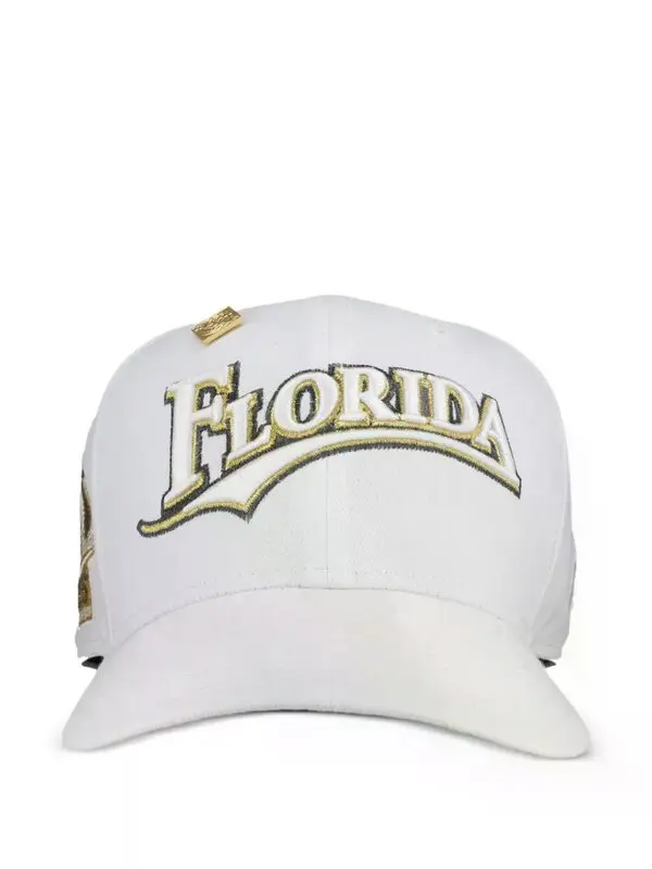 New Era Florida Marlins Patch Cap - White