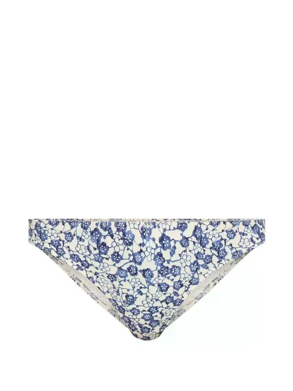 Isabel Marant Floral Bikini Bottom - Blue