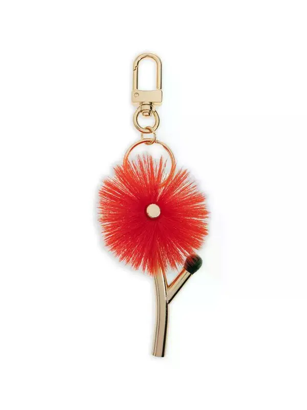 Issey Miyake Flower-detail Keyring - Gold