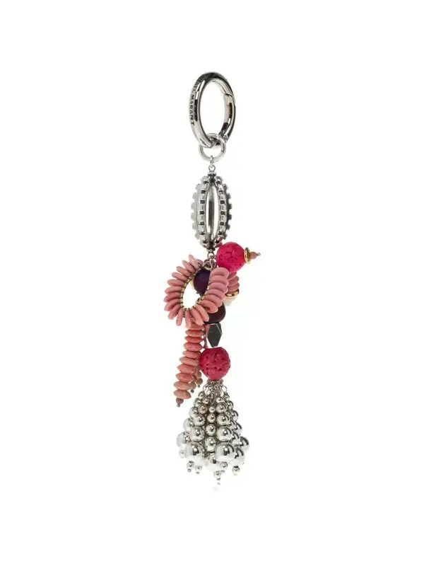 Isabel Marant Beaded-embellishment Keyring - Silver