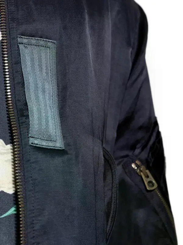 Kenzo Jungle Poem Zip Jacket - Blue