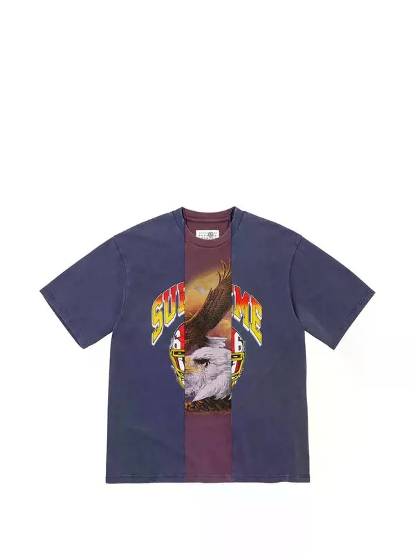 Supreme X Mm6 Maison Margiela Short-sleeve T-shirt - Blue