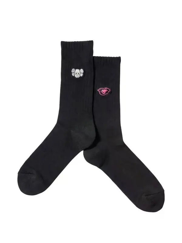 KAWS Uniqlo Warhol Embroidered Motif Socks