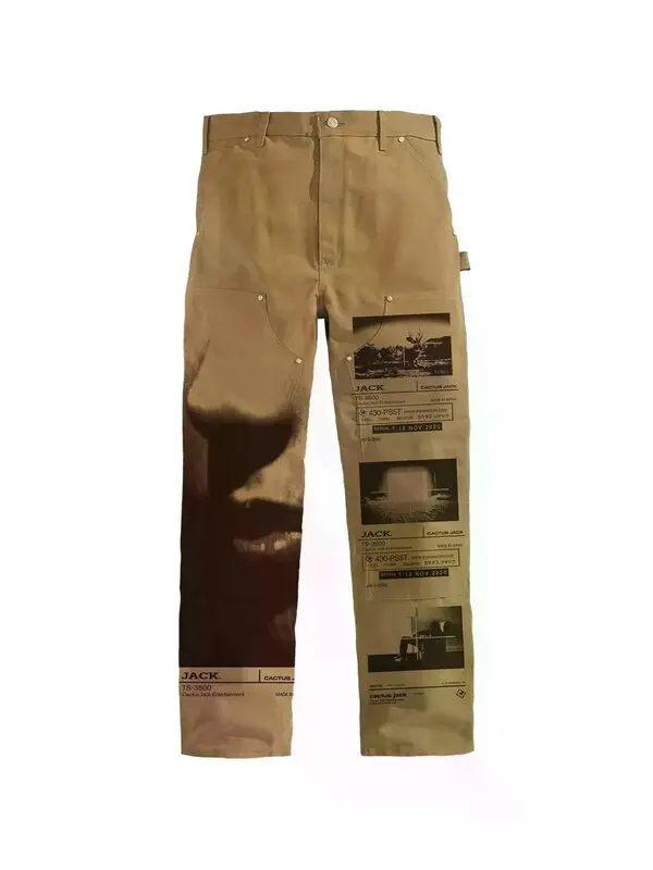 TRAVIS SCOTT Printed Trousers - Neutrals