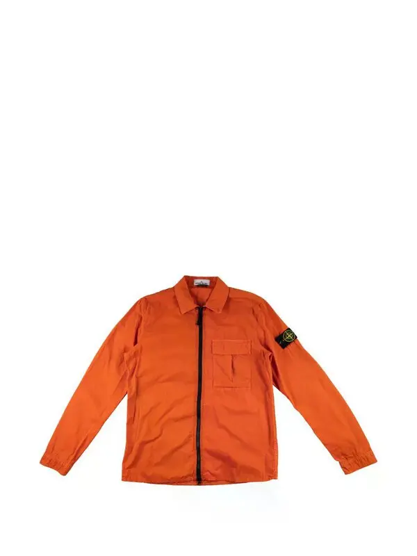 Stone Island Zip Pocket Jacket - Orange