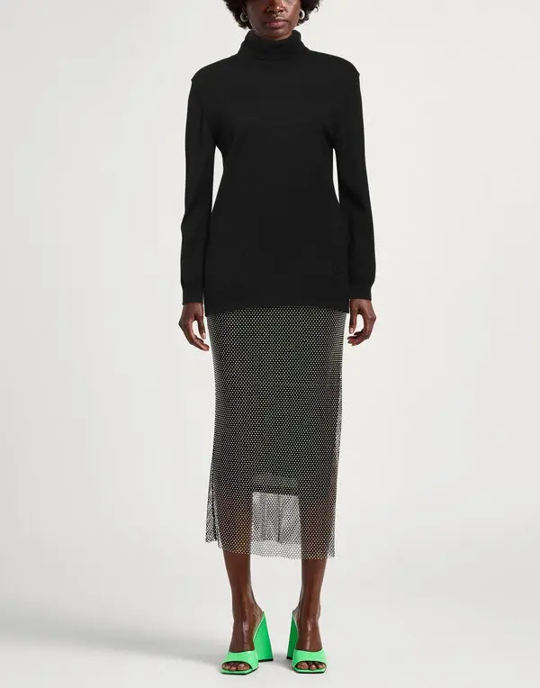 Woolrich Polyamide, Viscose, Wool, And Cashmere Turtleneck - Black