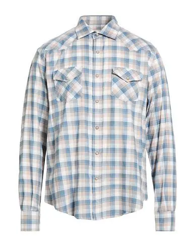 Eleventy Shirt Size Cotton - Slate Blue