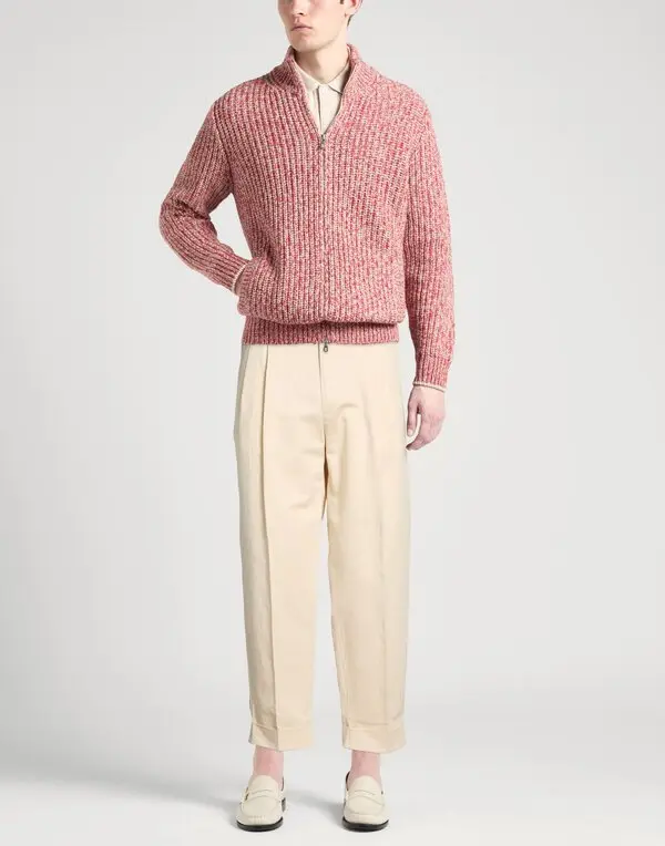 PT TORINO Tapered Cotton-linen Pants