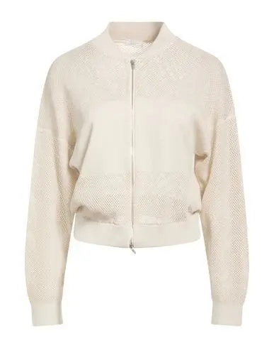 Peserico Metallic Open-knit Cardigan - Platinum