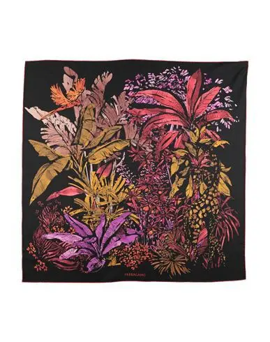 FERRAGAMO Scarf Silk - Black