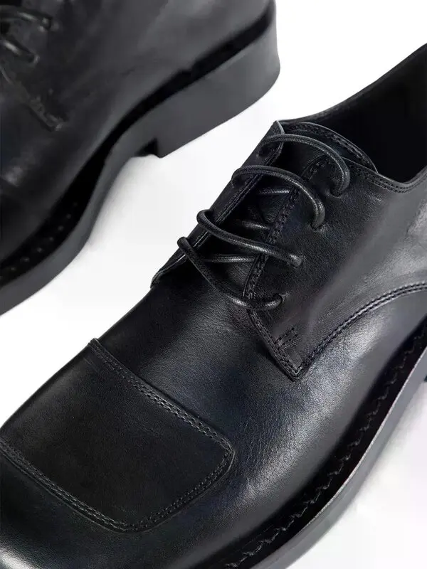 ANN DEMEULEMEESTER Alert Leather Derby Shoes