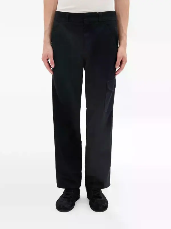 ANN DEMEULEMEESTER Vito Cargo Canvas Trousers