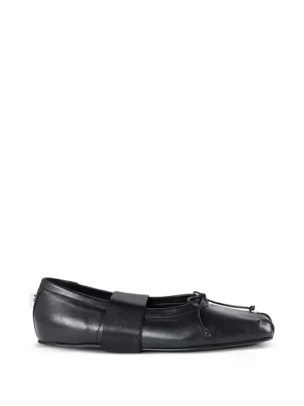 ANN DEMEULEMEESTER Paloma Ribbon Calfskin Ballet Flats