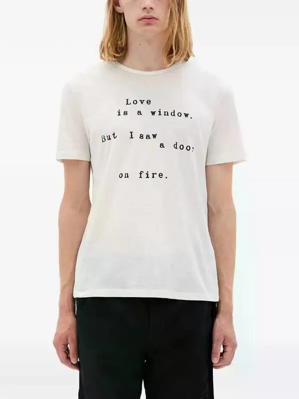 ANN DEMEULEMEESTER Baptist Love Is A Window T-shirt