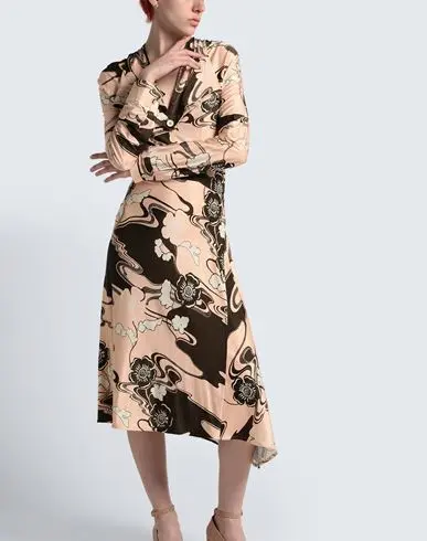 JIL SANDER Midi Dress With Floral Print