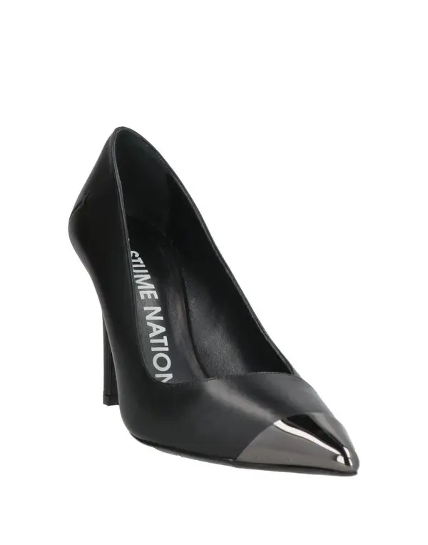 Costume National Leather Pointed Toe Pumps
