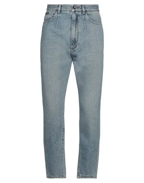 Dolce & Gabbana Cotton Denim Tapered Jeans