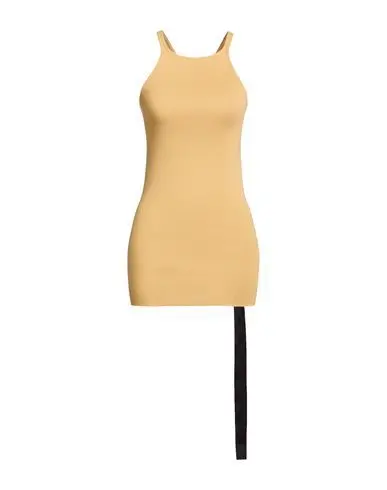 Rick Owens Cotton Tank Top - Yellow