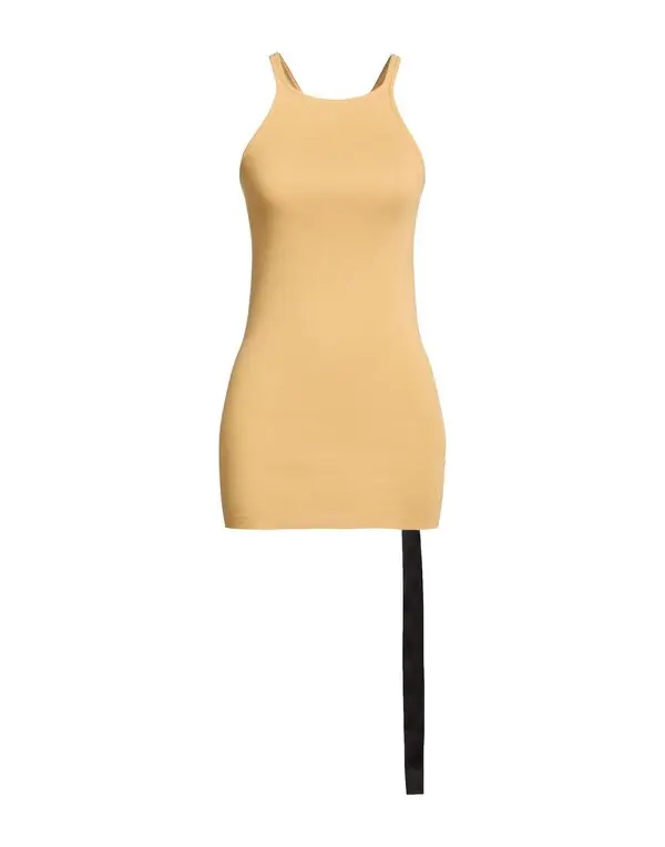 Rick Owens Cotton Tank Top - Yellow