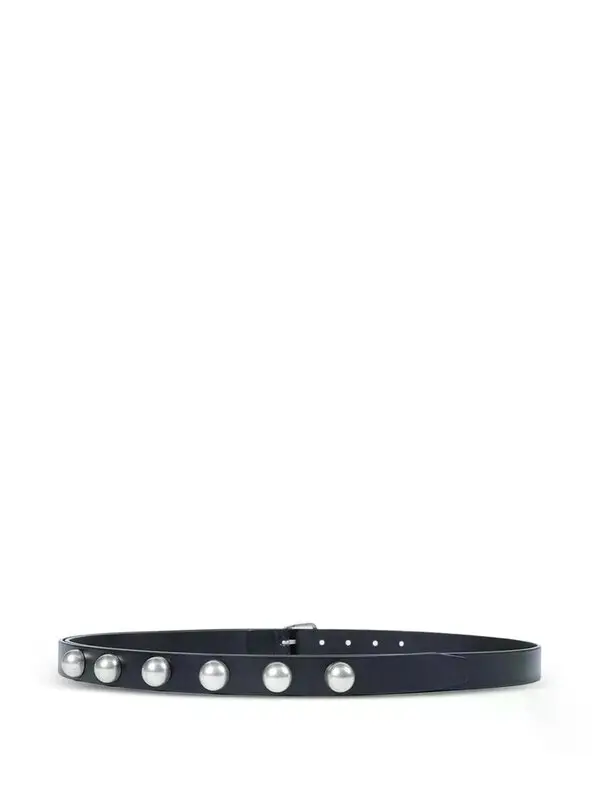 ANN DEMEULEMEESTER Giufi Studded Leather Belt