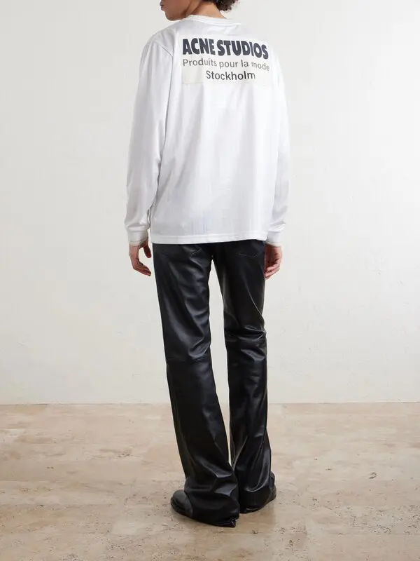 Acne Studios Erwin Logo Jersey T-shirt - White
