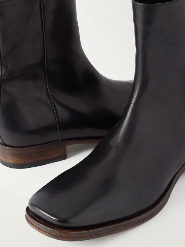 Acne Studios Bebe Leather Chelsea Boots - Black