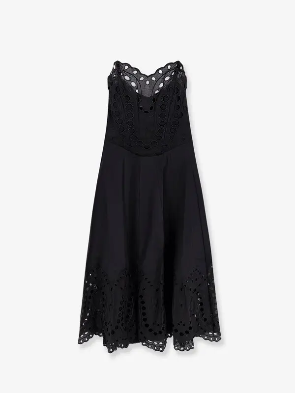Charo Ruiz Ibiza Marlin Long Dress - Black