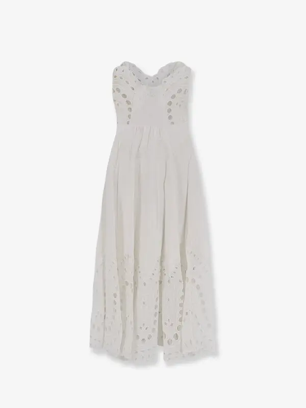 Charo Ruiz Ibiza Marlin Long Dress - White