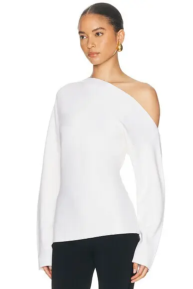 EAVES Rachelle Draped Knit Top