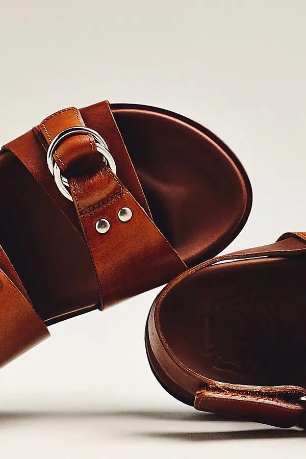 Grenson Dava Double-strap Buckle Sandals