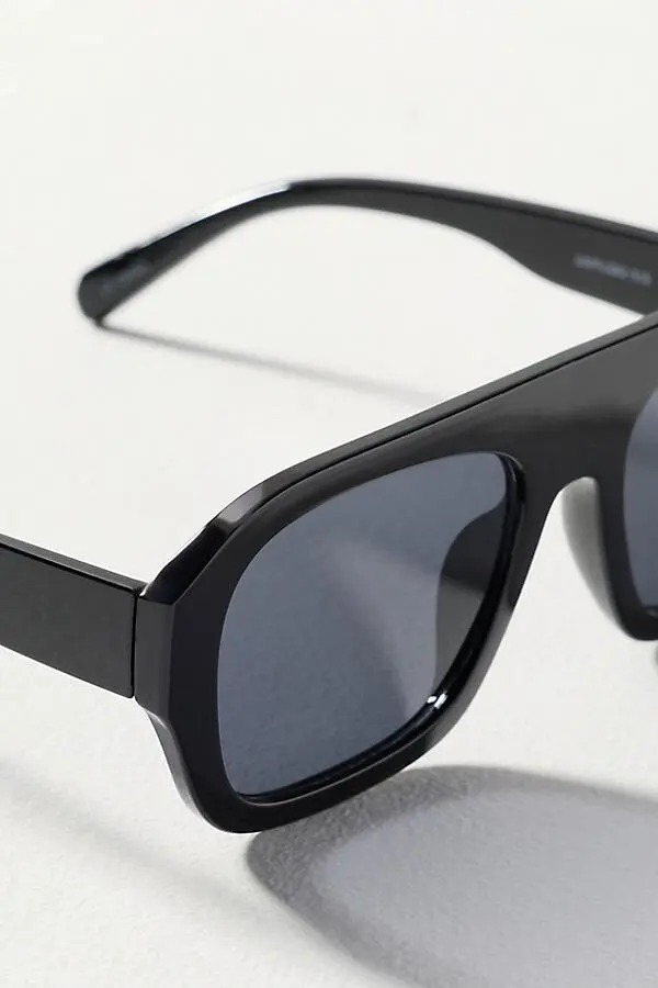EYEKING Classic Flat Top Aviator Sunglasses