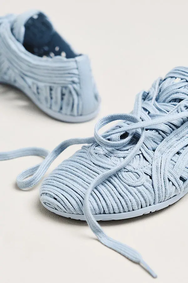 PALOMA BARCELO Cora Woven Sneakers - Iceberg