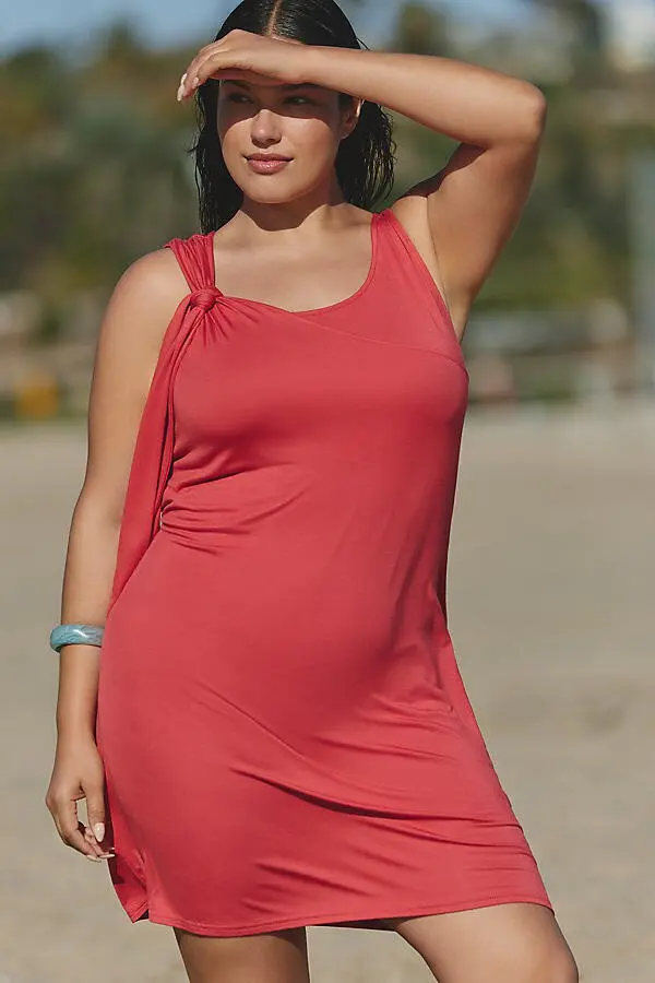 CELANDINE Ruched Mini Dress - Baked Apple