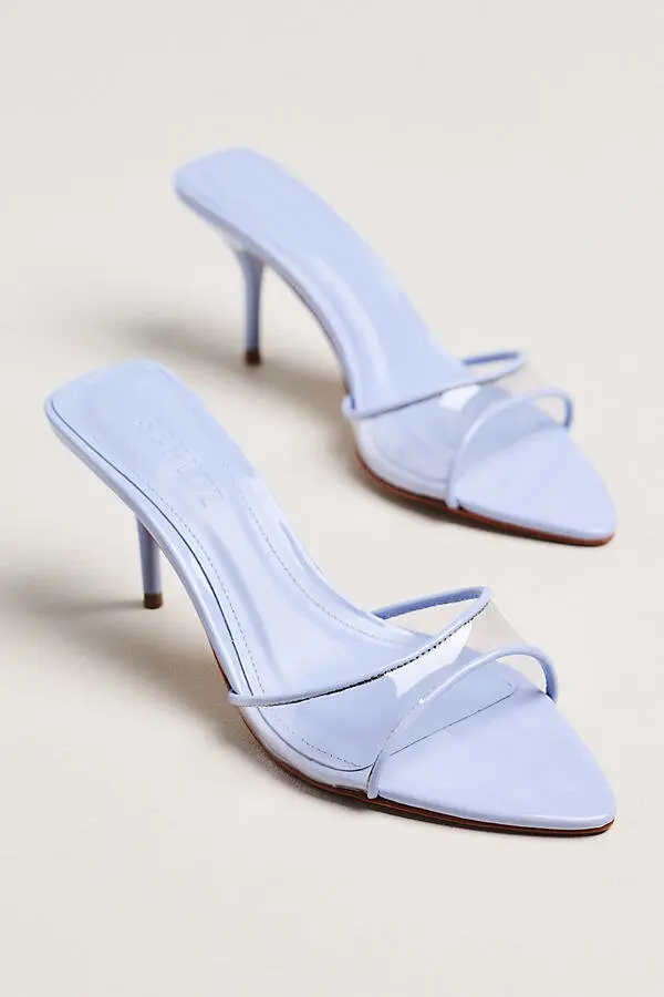 Schutz Elodie Vyl Mule Heels - Lavender